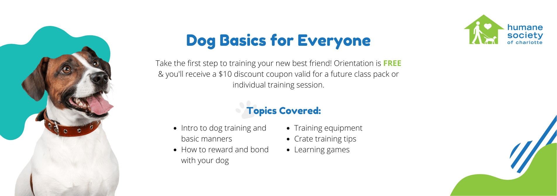 Dog Basics for Everyone | Humane Society of Charlotte